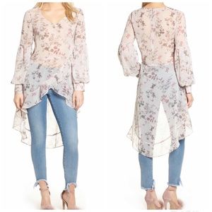 Leith | Tops | Lieth High Low Ruffle Top | Poshmark